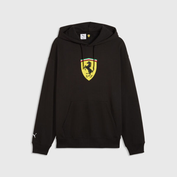 Ferrari Puma 26 Big Shield Hoodie – Black | Formula Sports